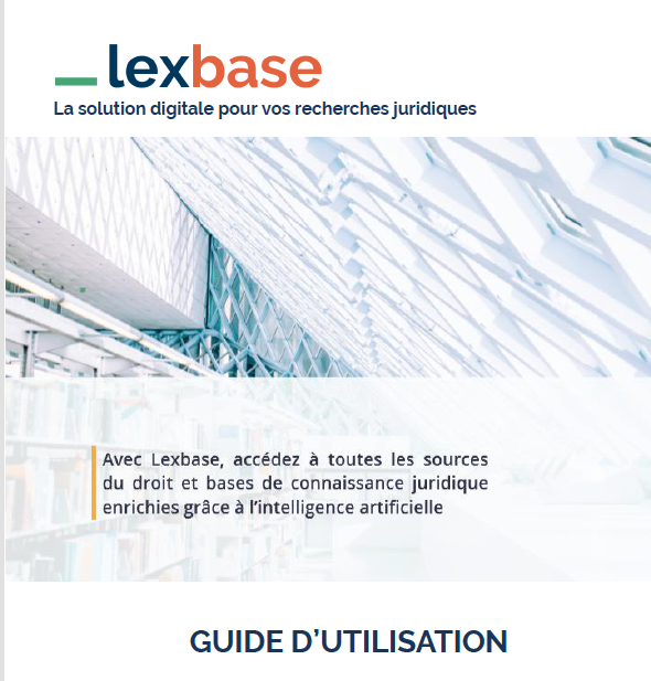 Guide d'utilisation – Lexbase